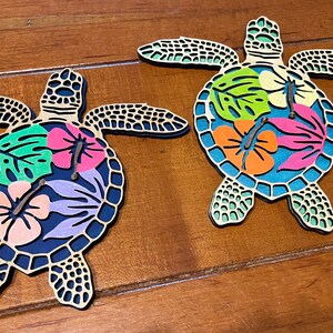 Sea Turtle 3D Wall Art - Etsy UK