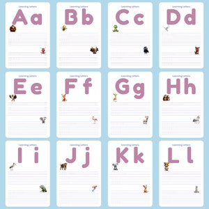 Printable Alphabet Tracing Worksheets for Preschool & Kindergarten Kids ...
