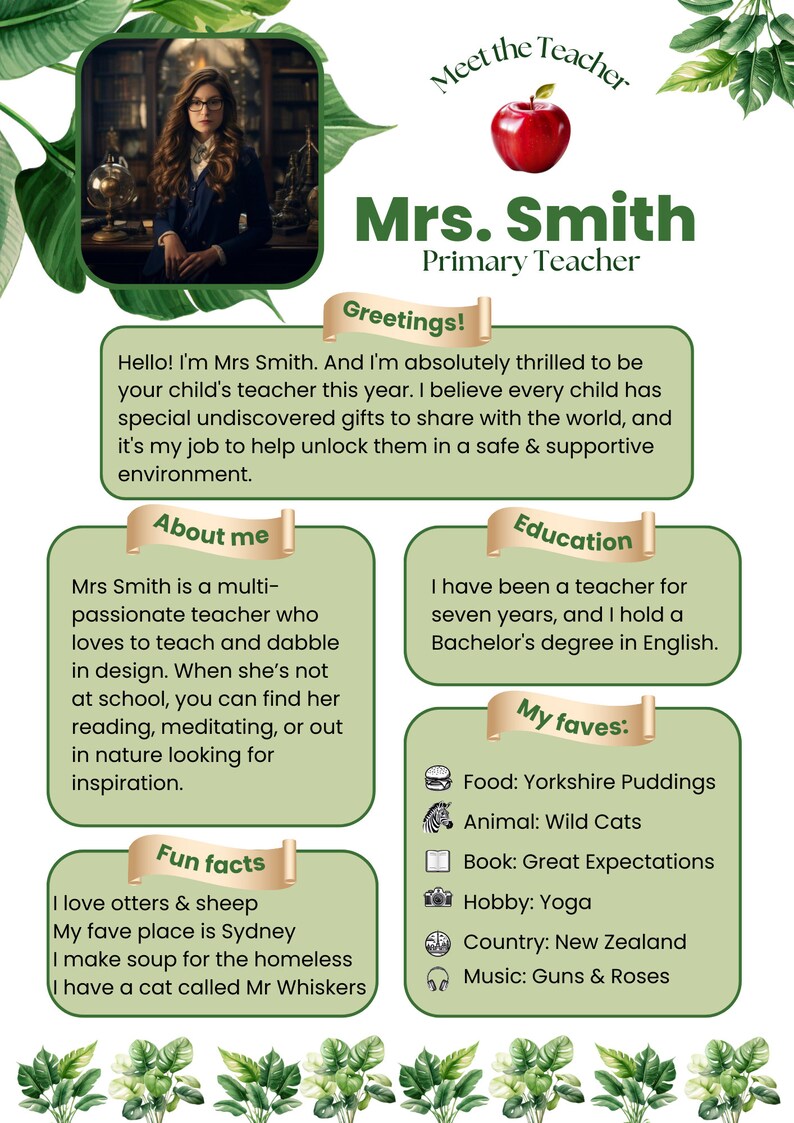 Boho Chic Meet the Teacher Classroom Posters Print at Home Boho ...