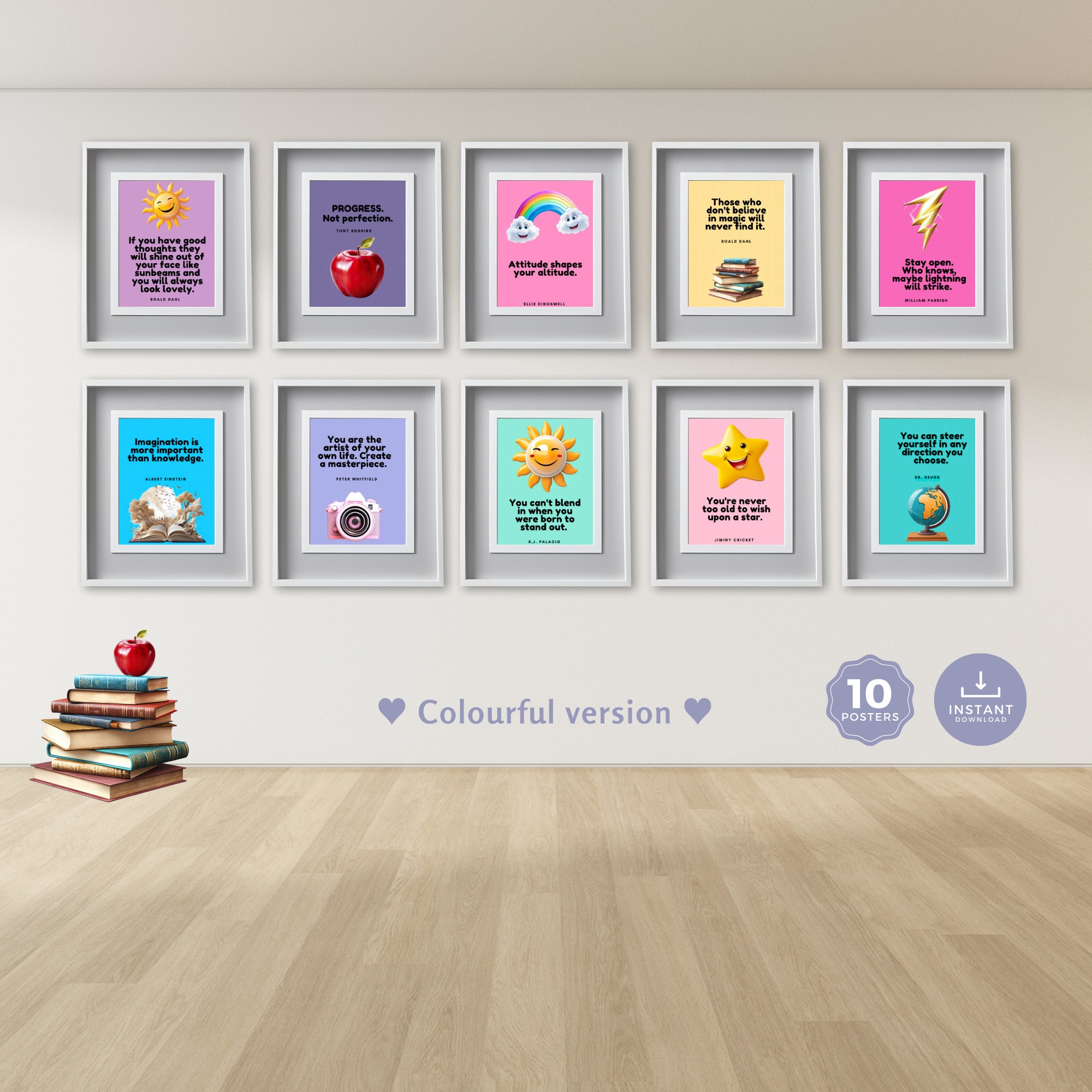 10 X Inspirational Classroom Posters Classroom Prints Digital Download ...