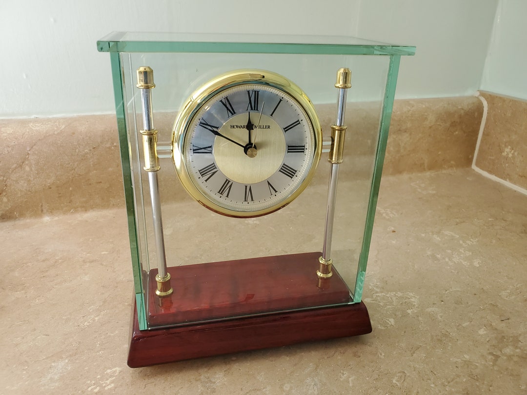 Kensington Table Clock by Howard Miller - Etsy