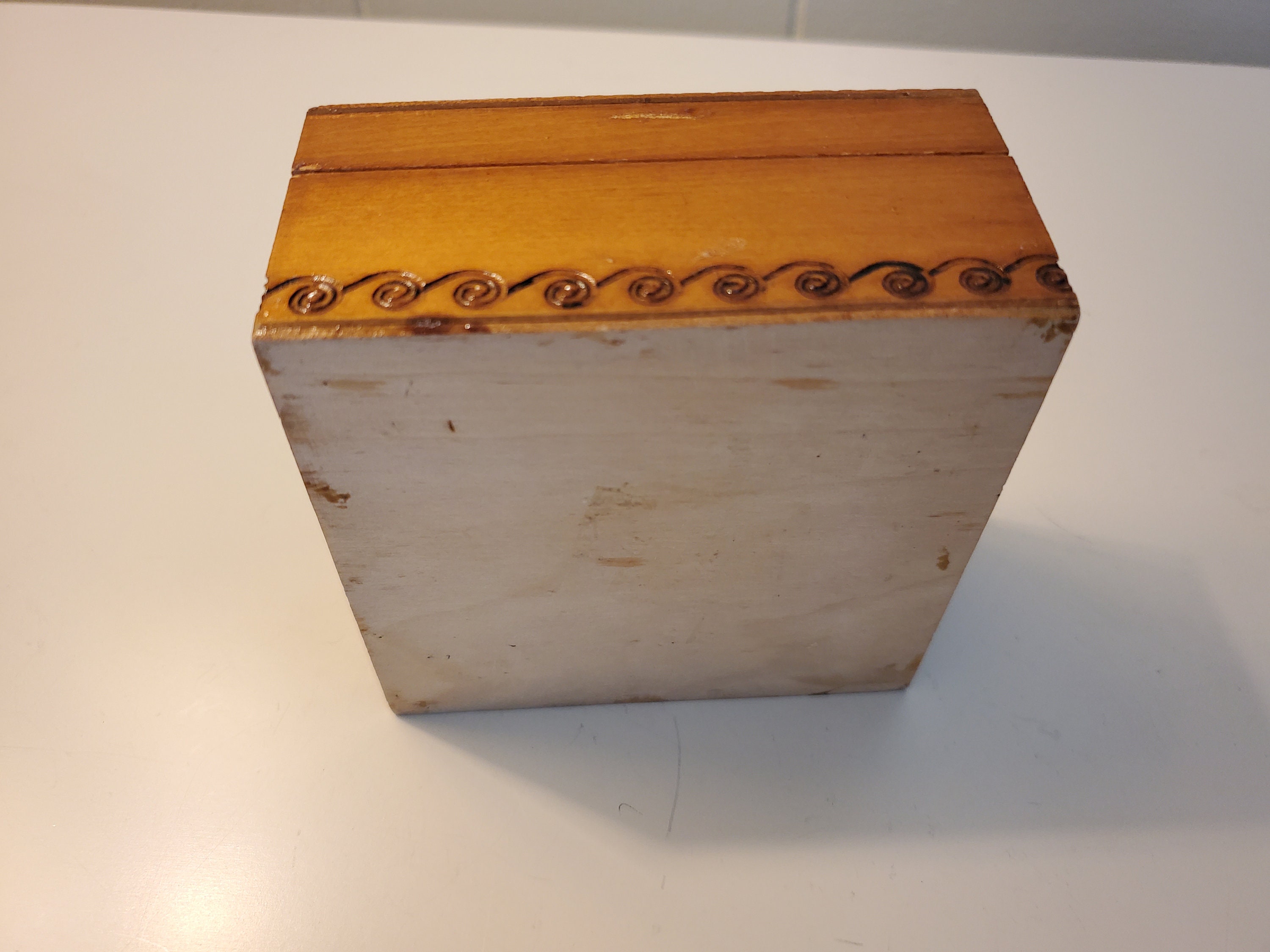 Vintage Hand Carved Wood Box (poland) - Etsy