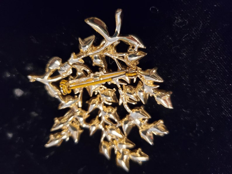 VTG Coro Family Tree Multi Rhinestone Brooch SIGNED - Etsy