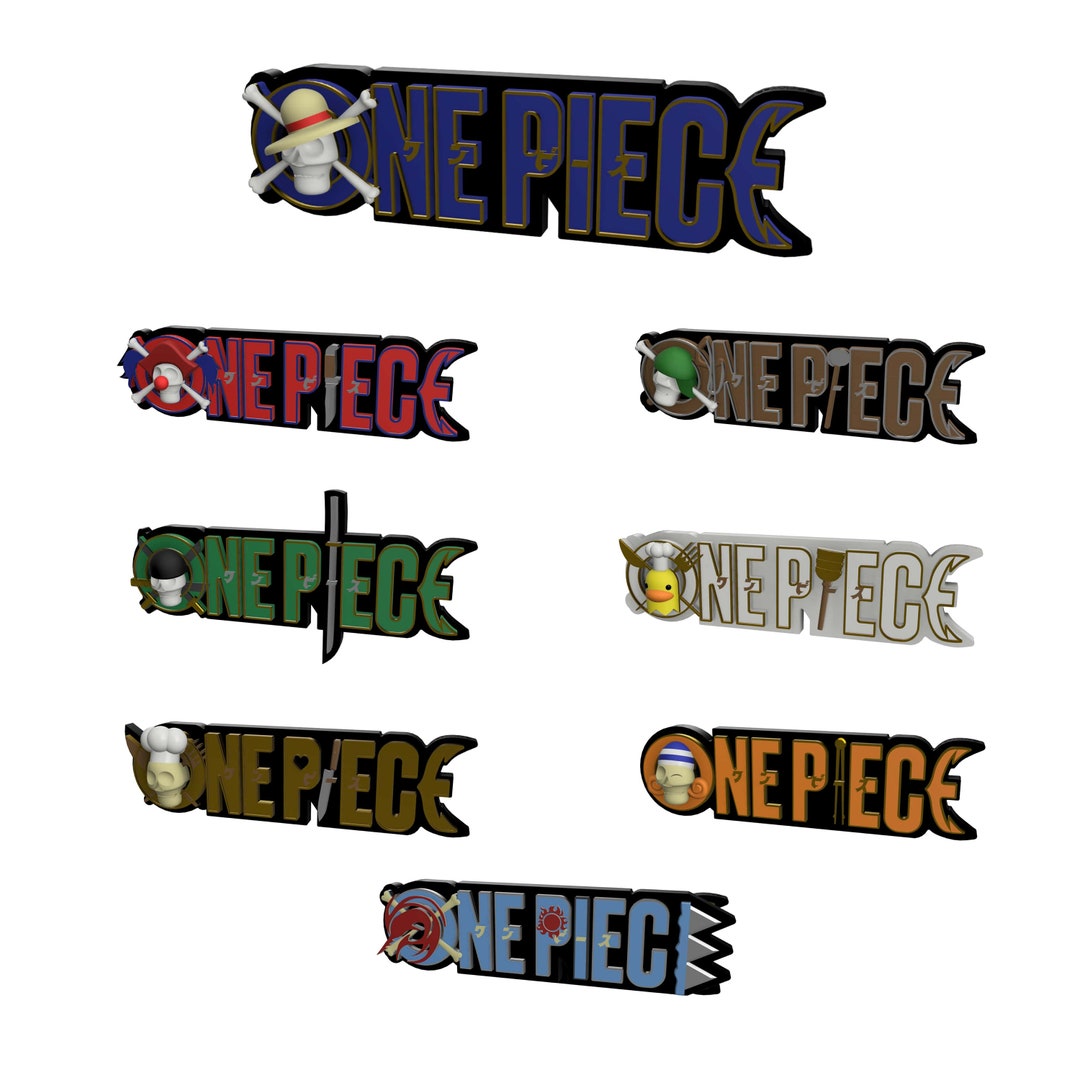 One Piece Writing Episodes Logo Custom Multi Color Available for All ...