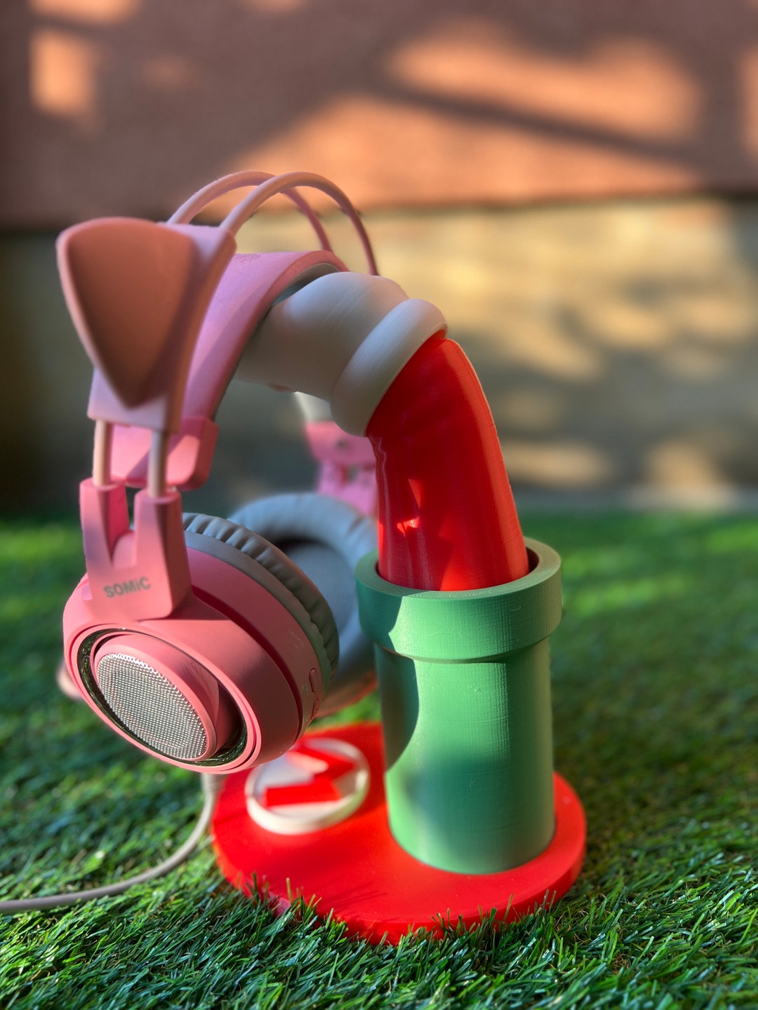Super Mario Nintendo Headphone Holder | Customized, Various Colors ...