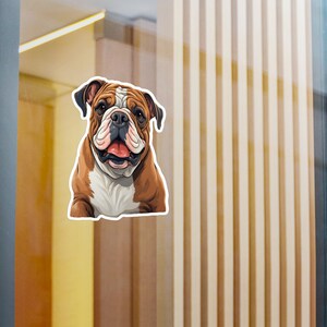 Bulldog Sticker, Bulldog, Dog Sticker, Hydro Flask Sticker, Laptop ...