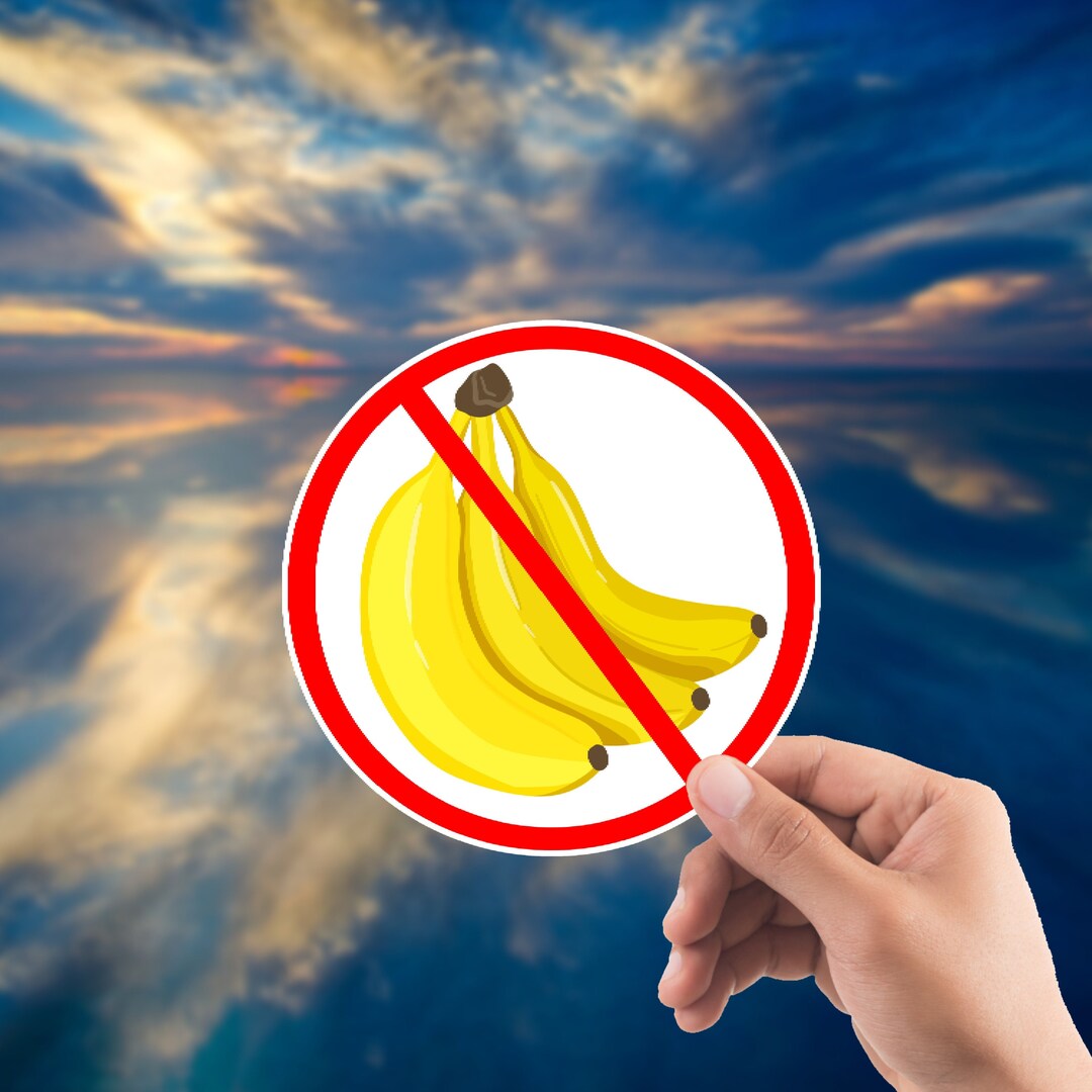 No Bananas on Board, Funny Fishing Decal, Fishing Humor, Angler Gift ...
