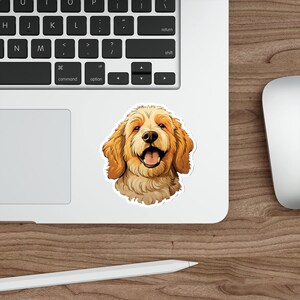 Goldendoodle Sticker, Golden Doodle Decal, Doodle Sticker, Waterproof ...