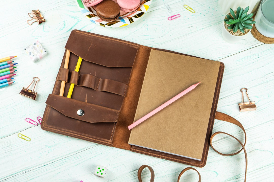Personalized Genuine Leather Refillable Notebook, Refillable Notebooks ...