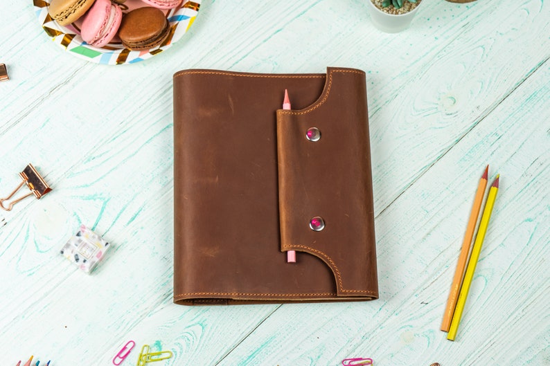 Leather Ring Binder, Binder Cover, Ring Binder, Personalized Leather ...