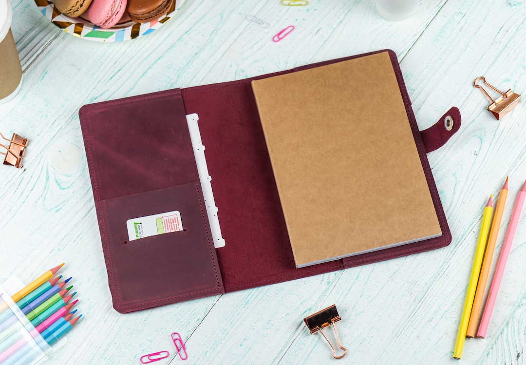 Handmade Leather Refillable Journal, Pocket Journal, Travel Journal ...