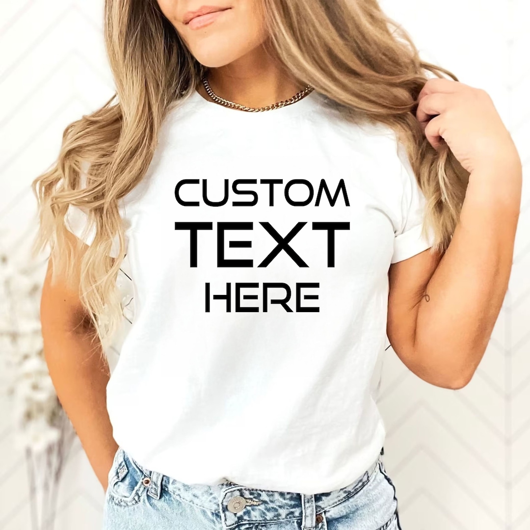 Camiseta personalizada, camisa personalizada para hombre, camisa ...