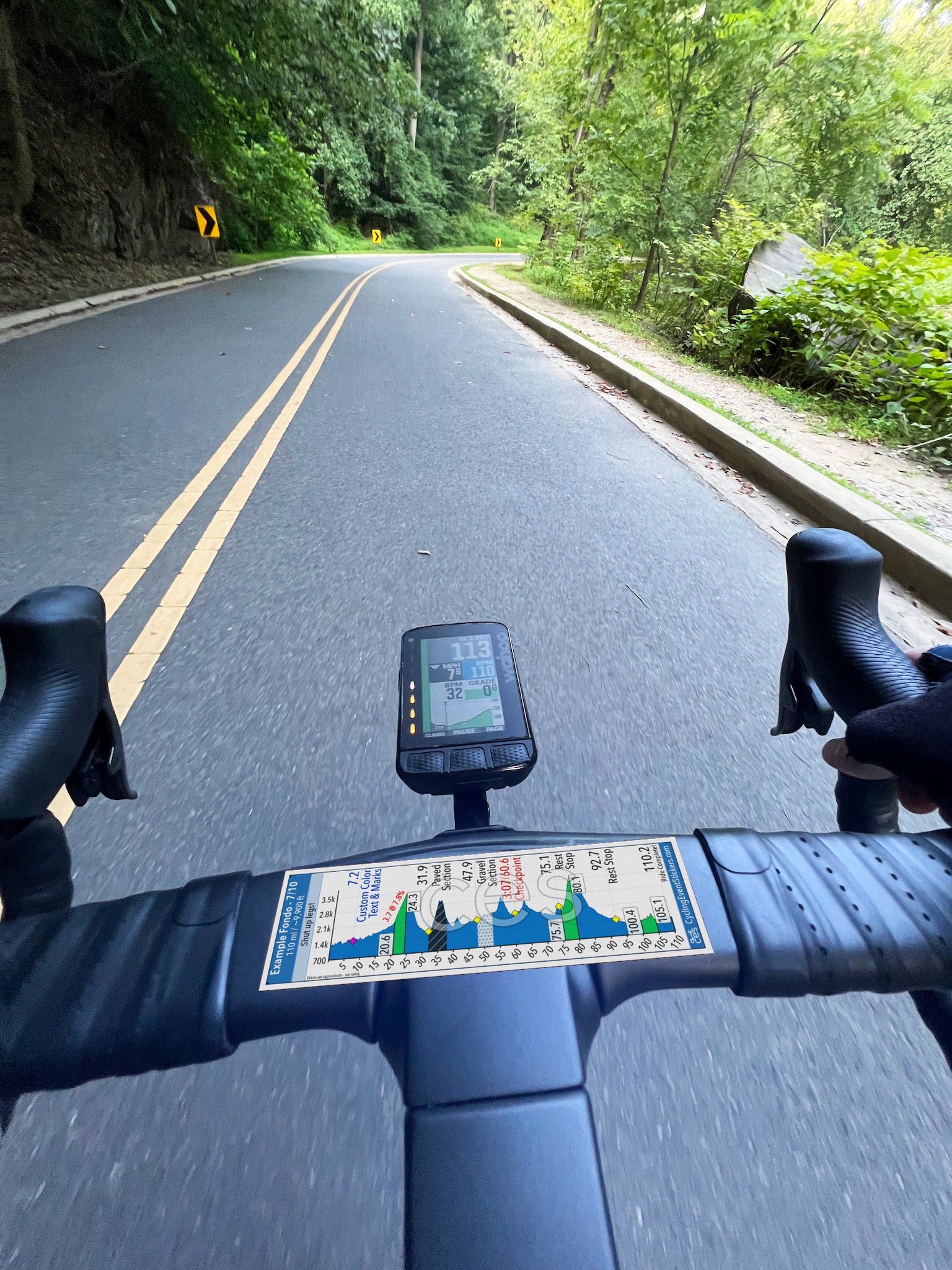 CUSTOM Profile Sticker for Your Ride or Race - Etsy