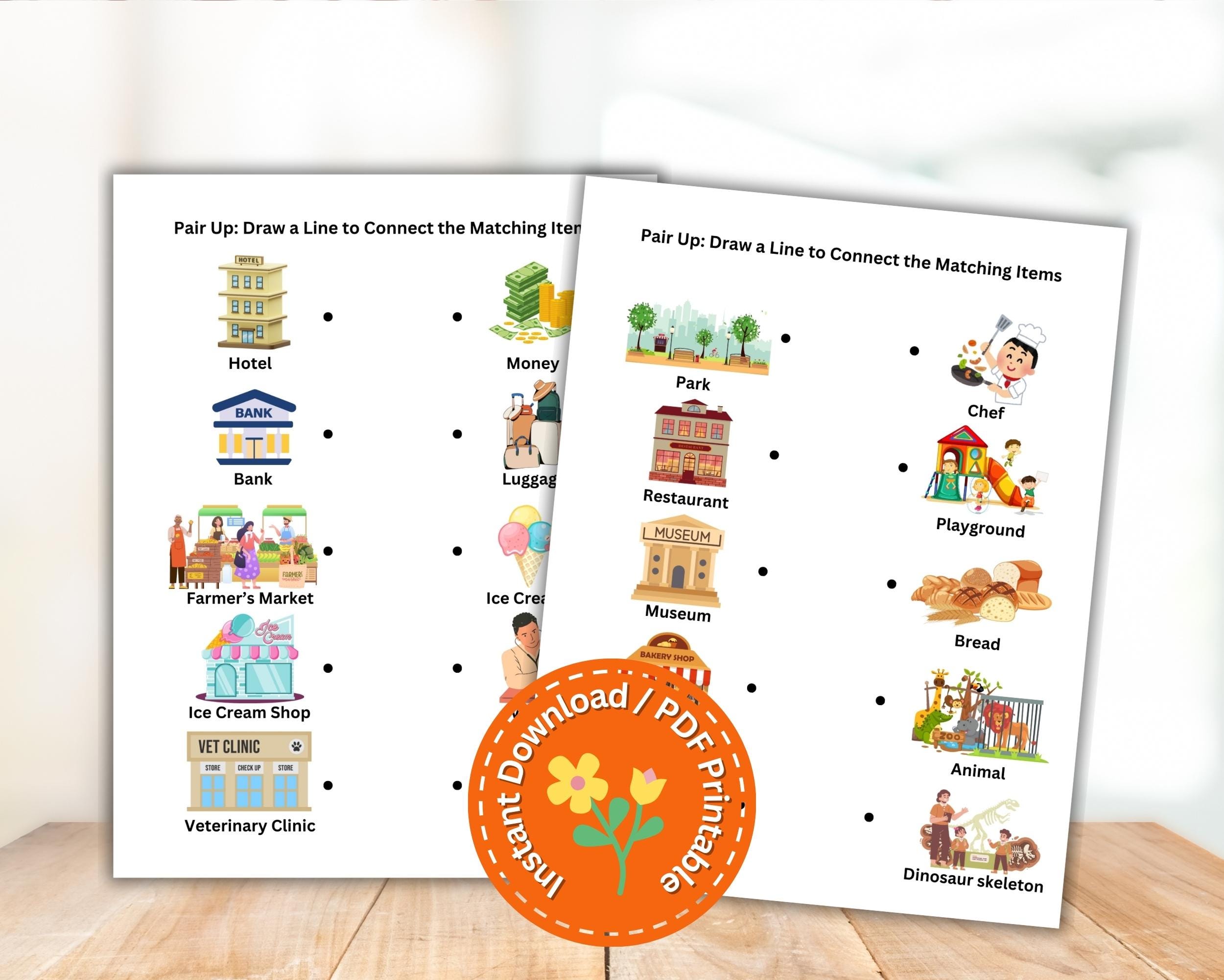 Matching Cards, Pair Matching Games, Matching Puzzles, Matching Game ...