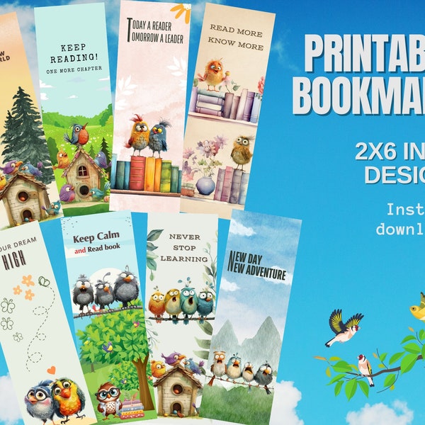 Cute Bookmarks - Etsy