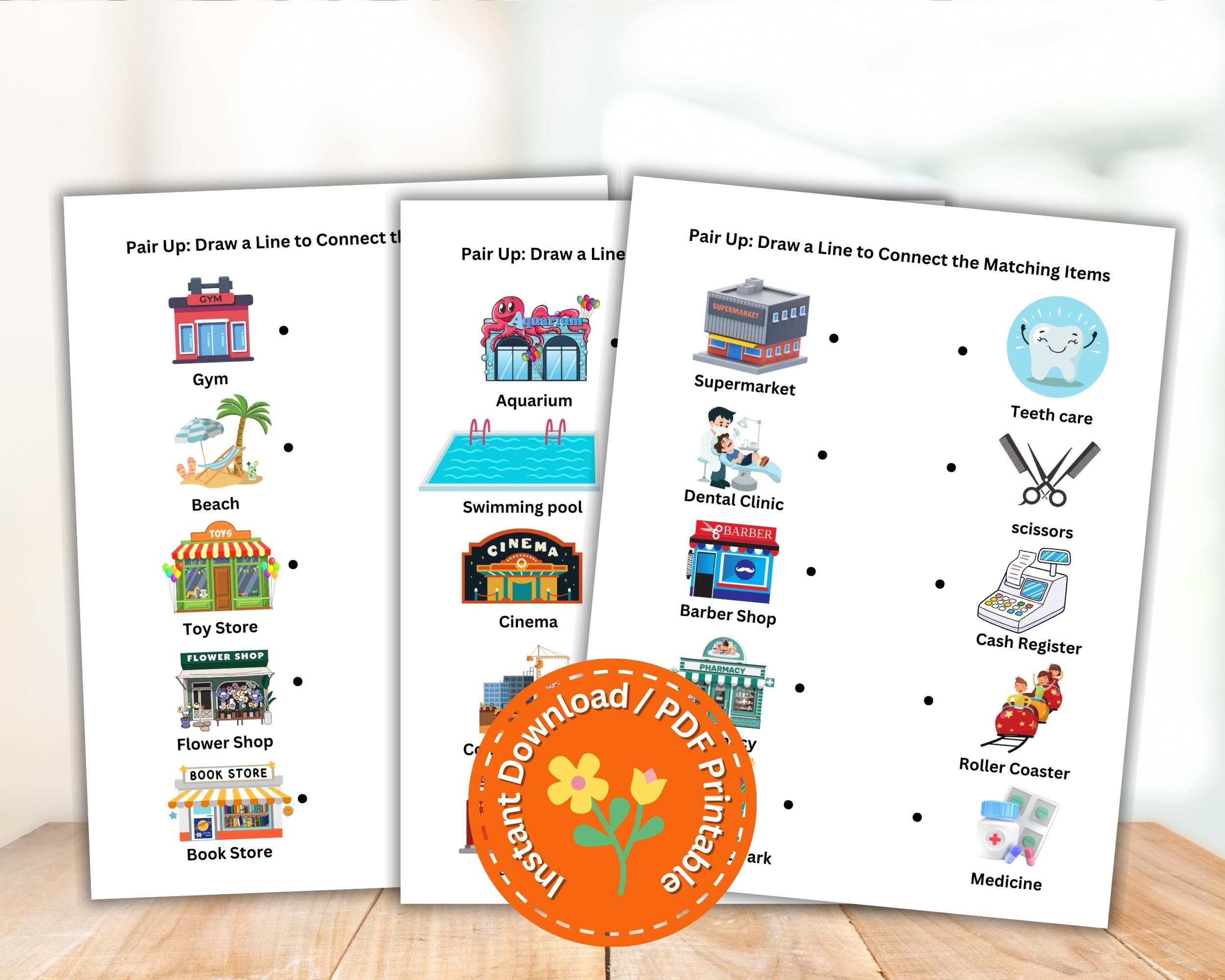 Matching Cards, Pair Matching Games, Matching Puzzles, Matching Game ...