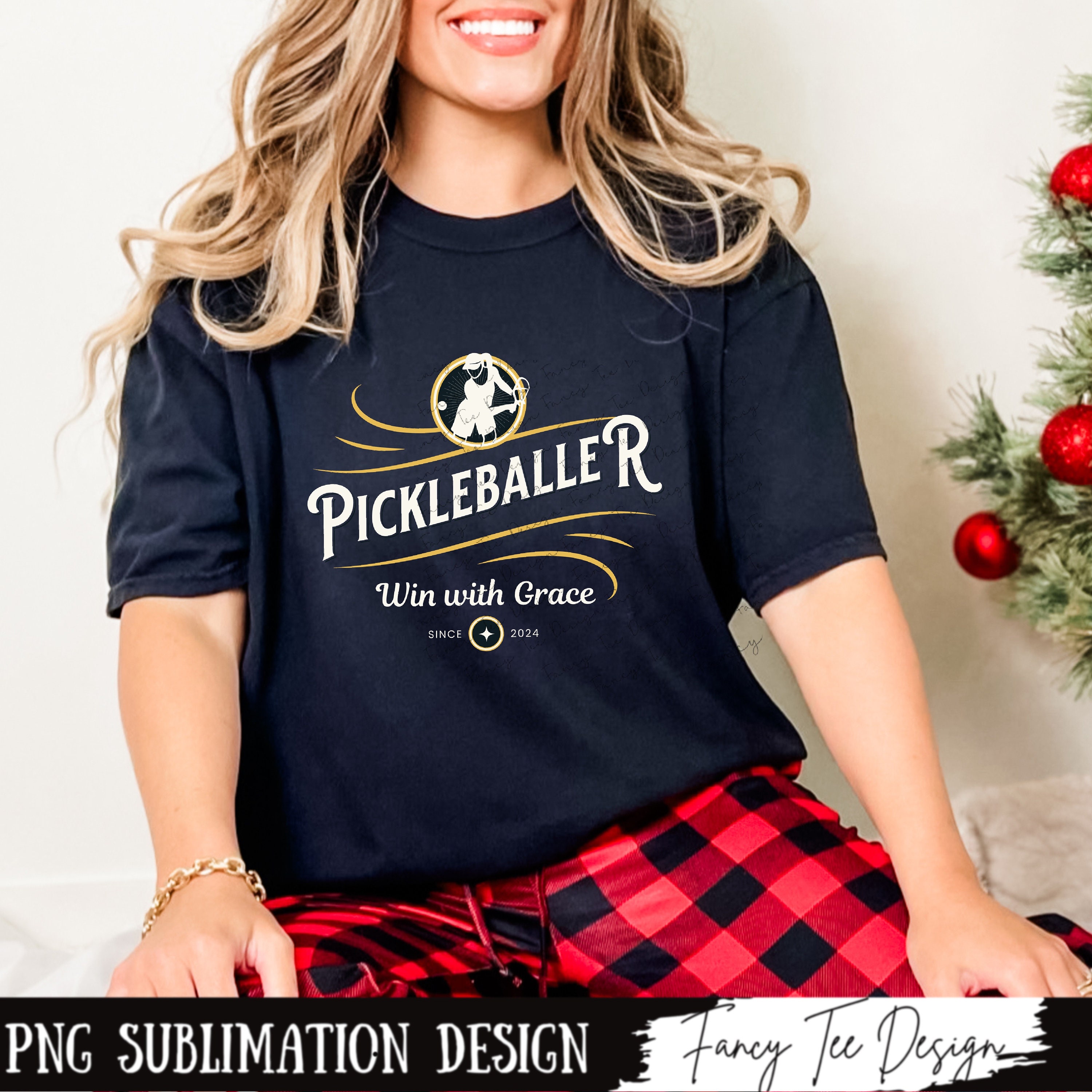 Pickleball Win With Grace PNG Sublimation Designs, Pickle Ball Lover ...