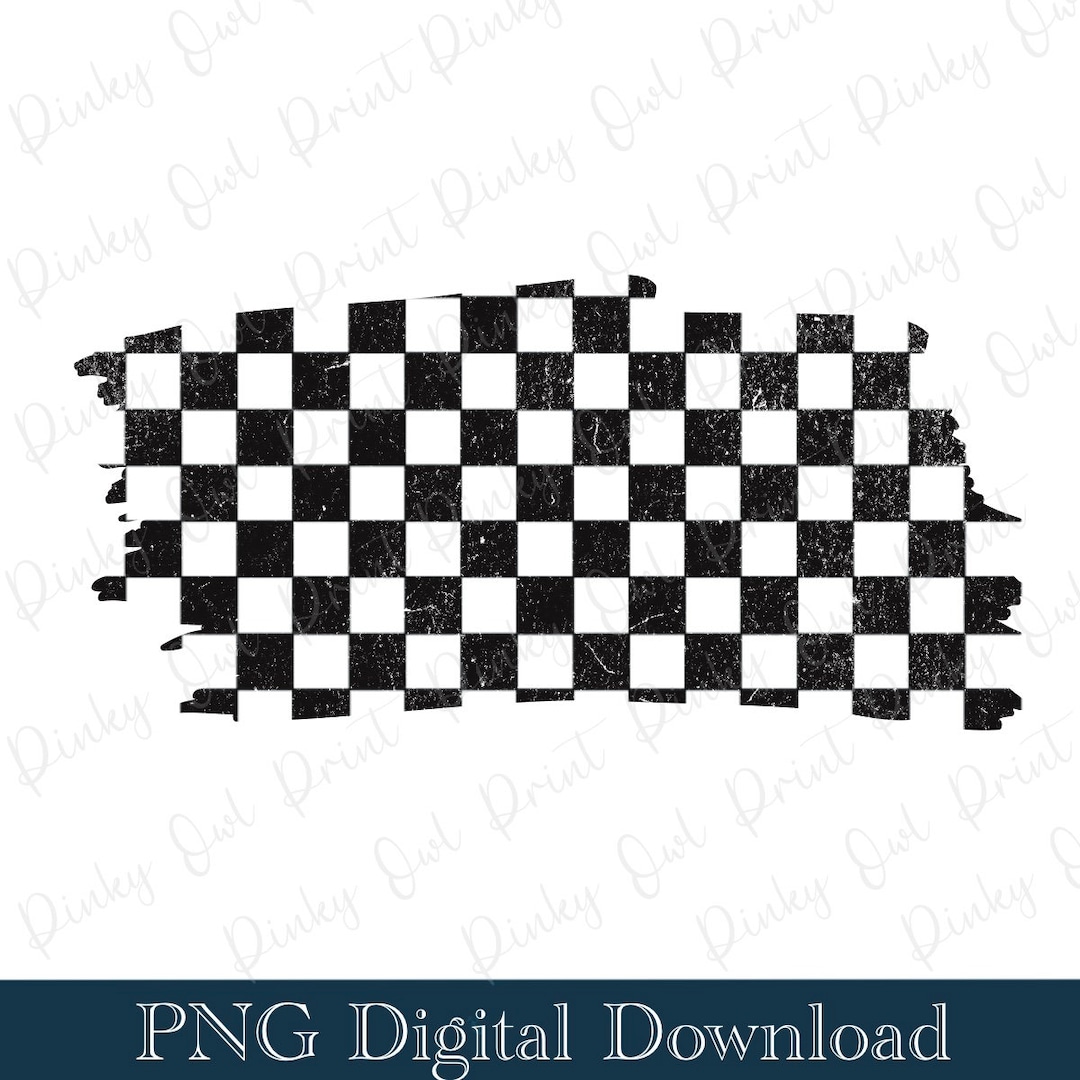 Distressed Checkered Background PNG, Sublimation Designs, Digital ...