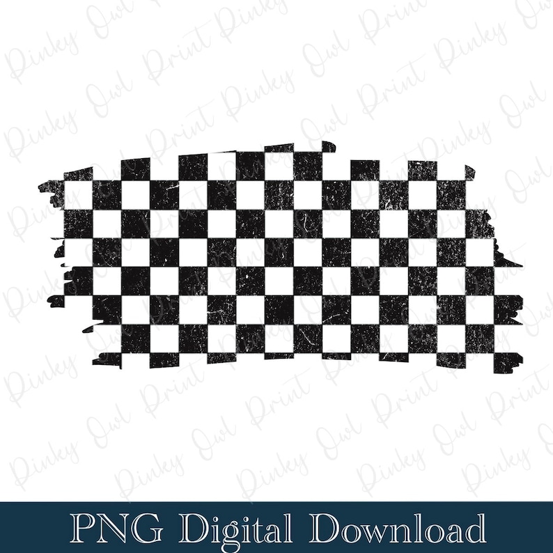 Distressed Checkered Background PNG, Sublimation Designs, Digital ...