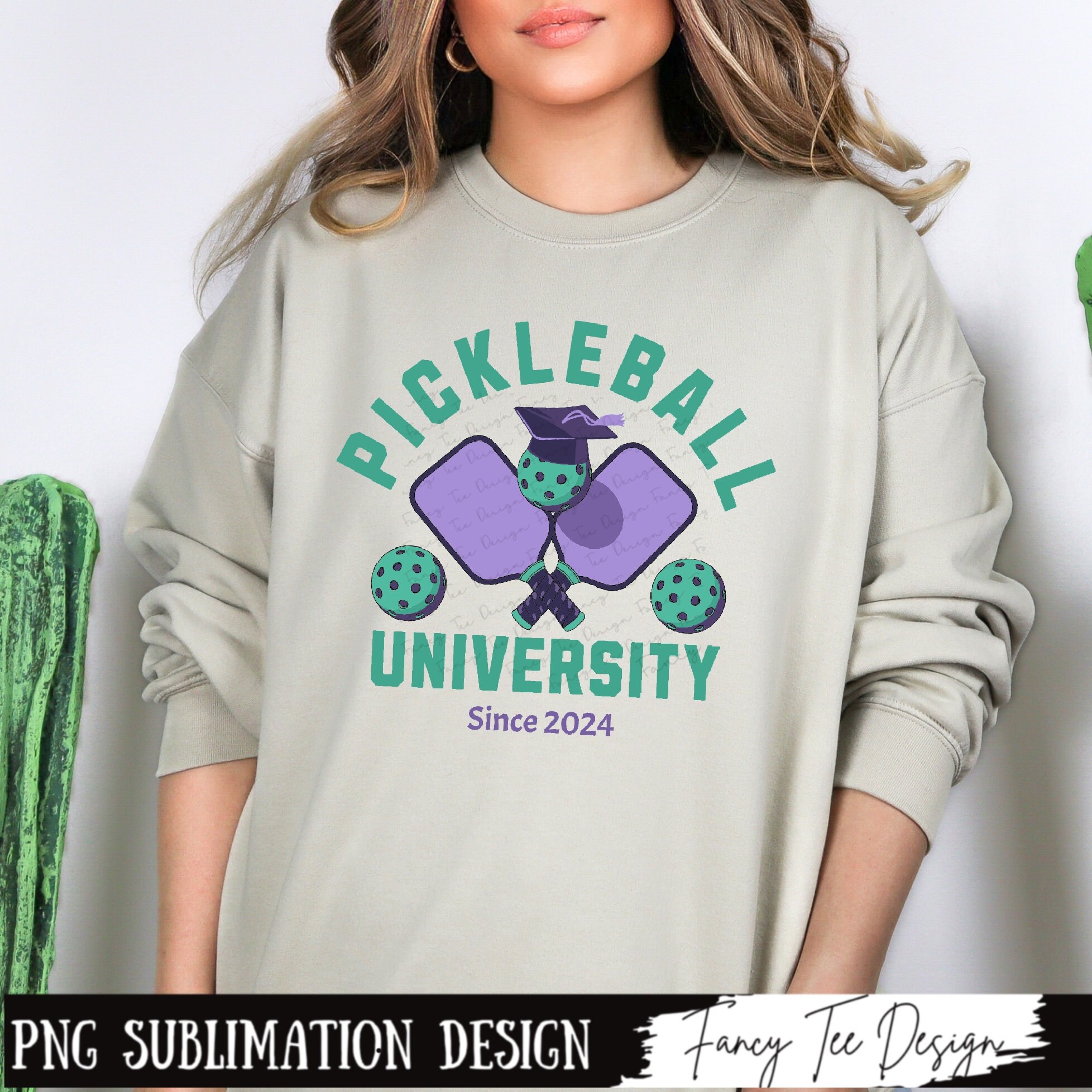 Pickleball University PNG Sublimation Design, Instant Download, Pickle ...