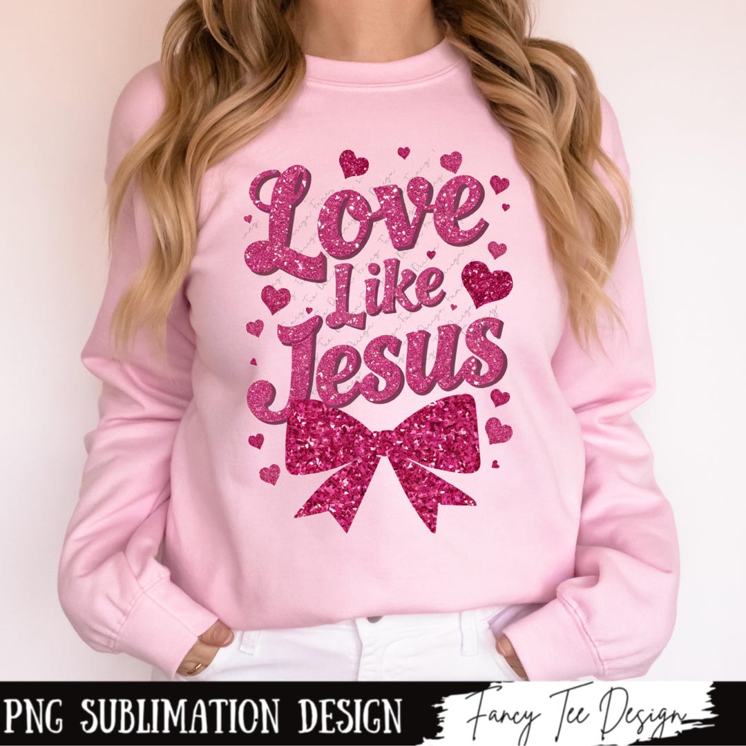 Jesus is My First Love + Love Like Jesus PNG DUO, Floral Christian ...