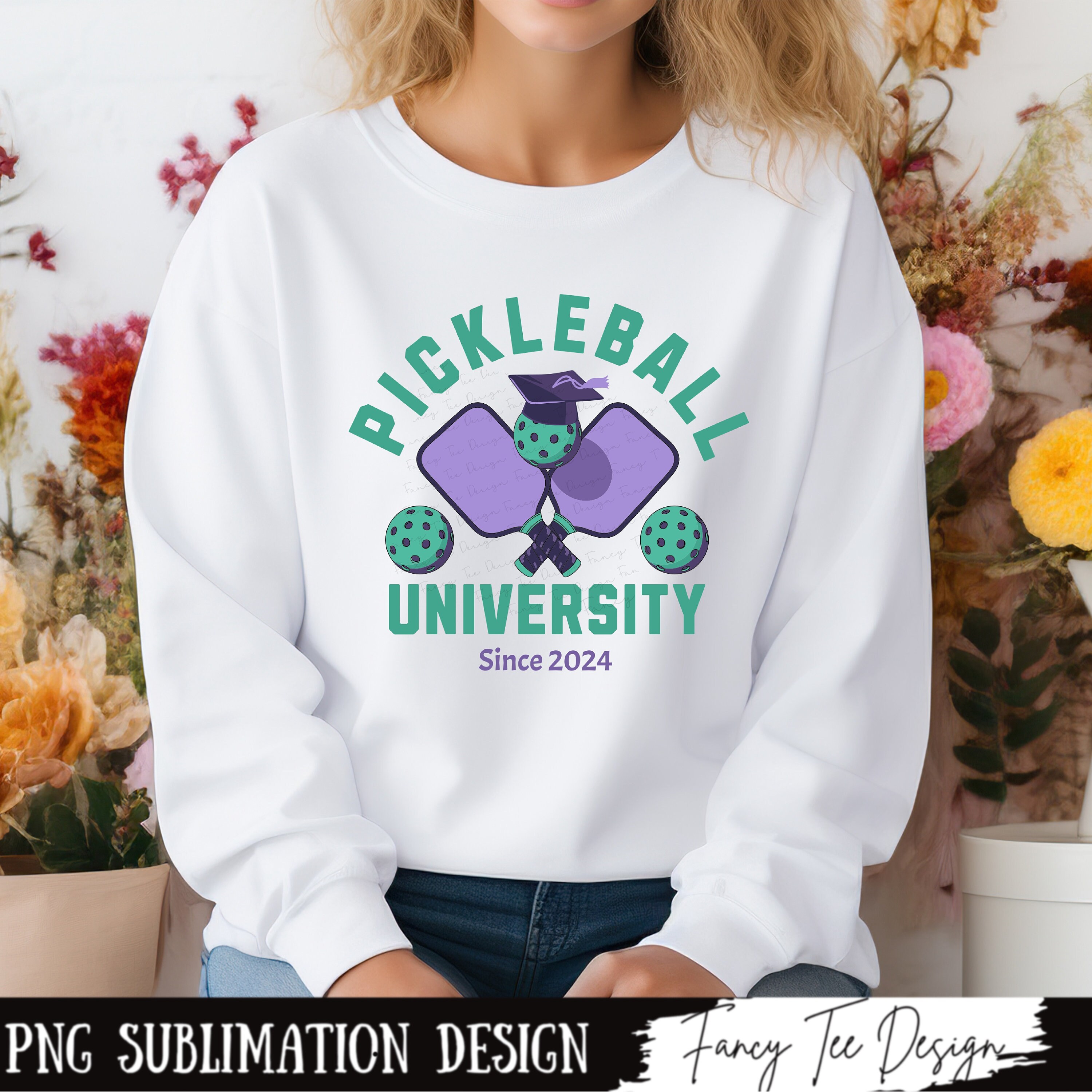 Pickleball University PNG Sublimation Design, Instant Download, Pickle ...
