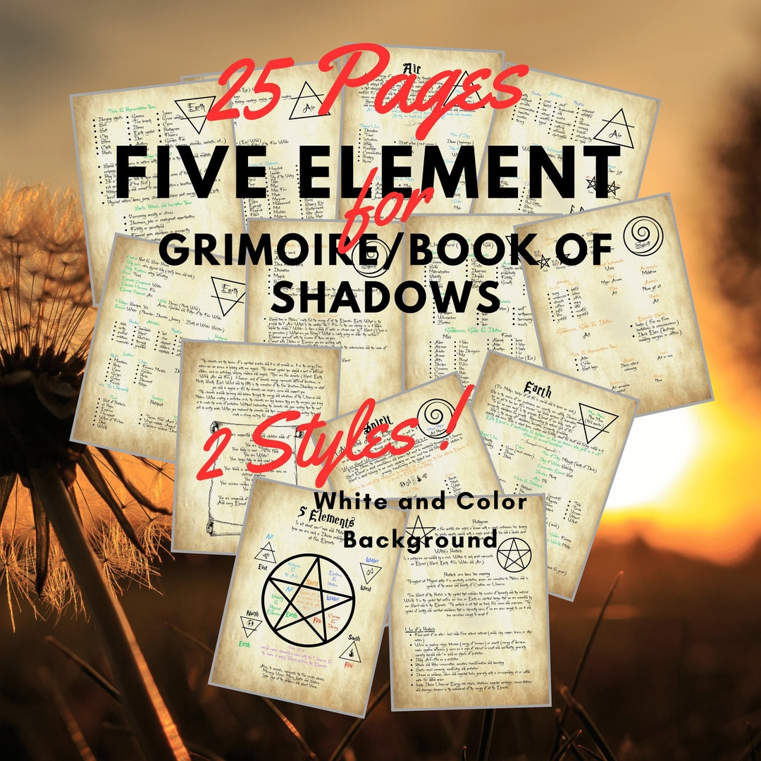 Five Elements Correspondence - Etsy