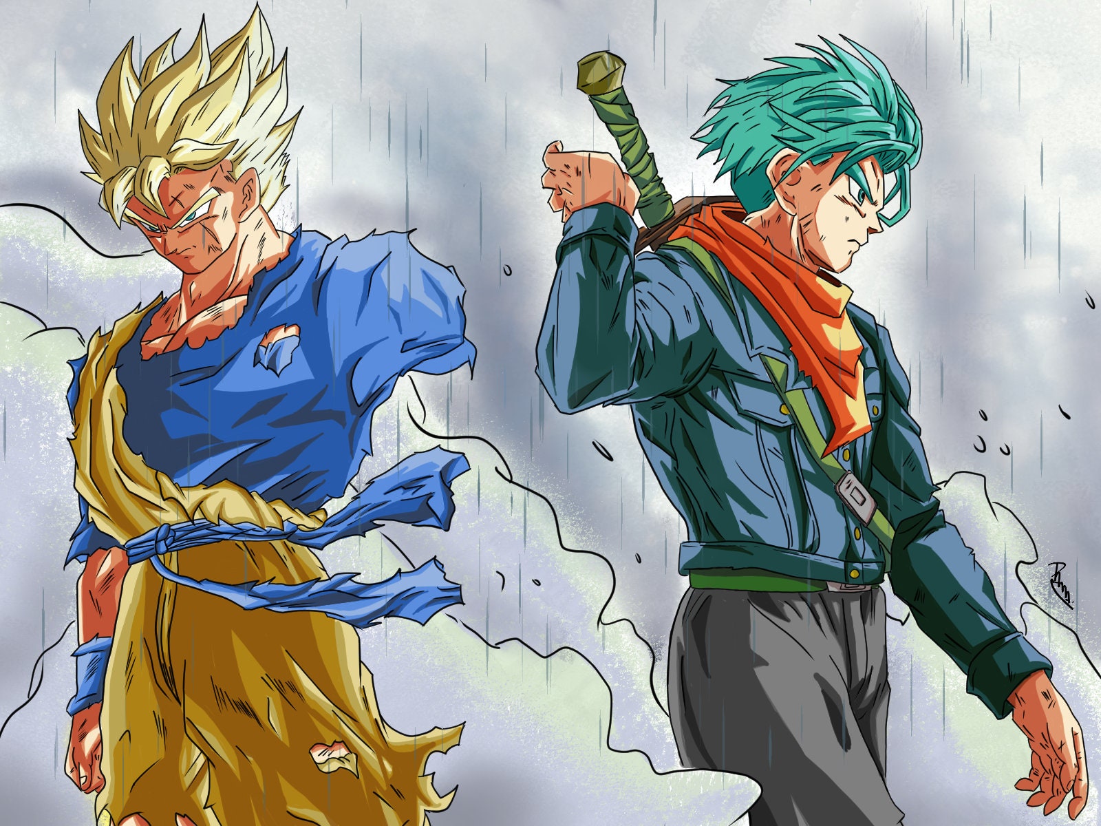 Trunks Vs Gohan