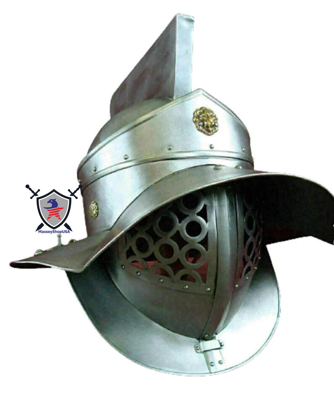 18G Medieval SCALP Helmet Armour Murmillo Gladiator - Etsy