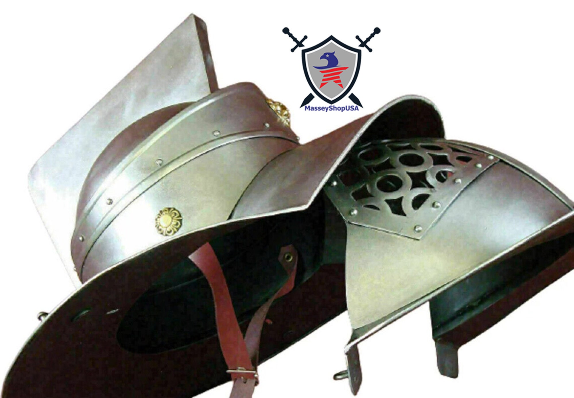 18G Medieval SCALP Helmet Armour Murmillo Gladiator - Etsy