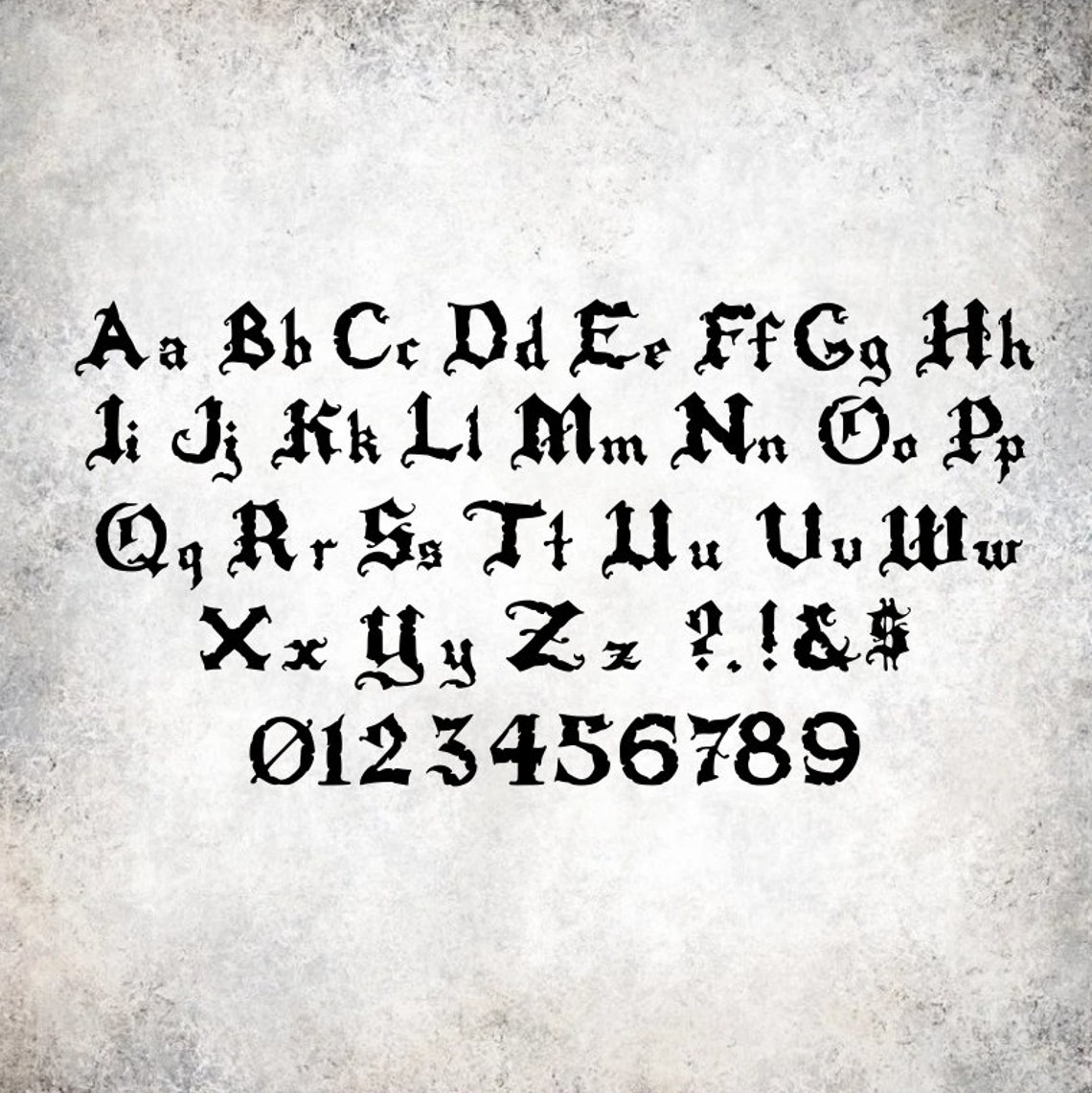 Pirate Script Font Graphic Design for Cutting Machines SVG, DXF, & PNG ...