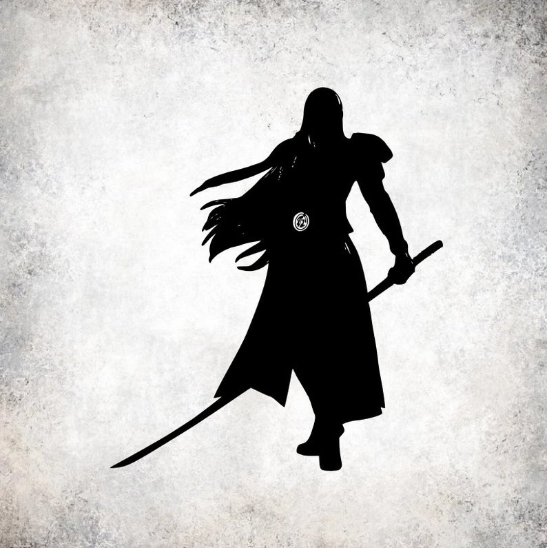 Sephiroth Final Fantasy Graphic Design for Cutting Machines SVG, DXF ...
