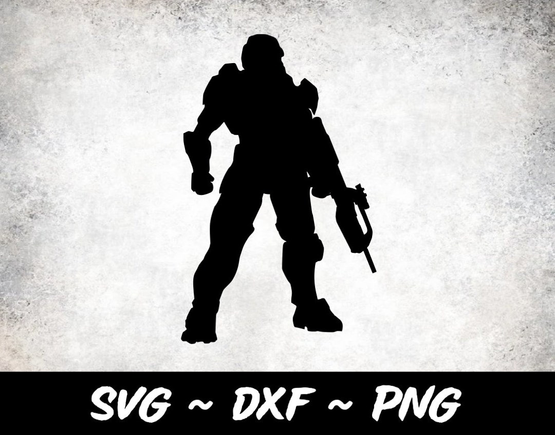Halo Master Chief Graphic Design for Cutting Machines SVG, DXF, & Png ...