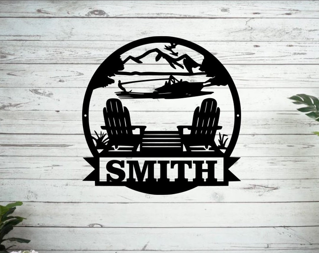 Lake Monogram Graphic Design for Cutting Machines SVG, DXF, & PNG - Etsy