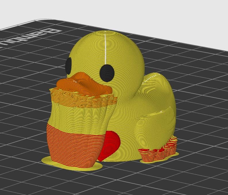 Valentine's Rubber Duck 3D Print Files Color 3MF and STL Included ...