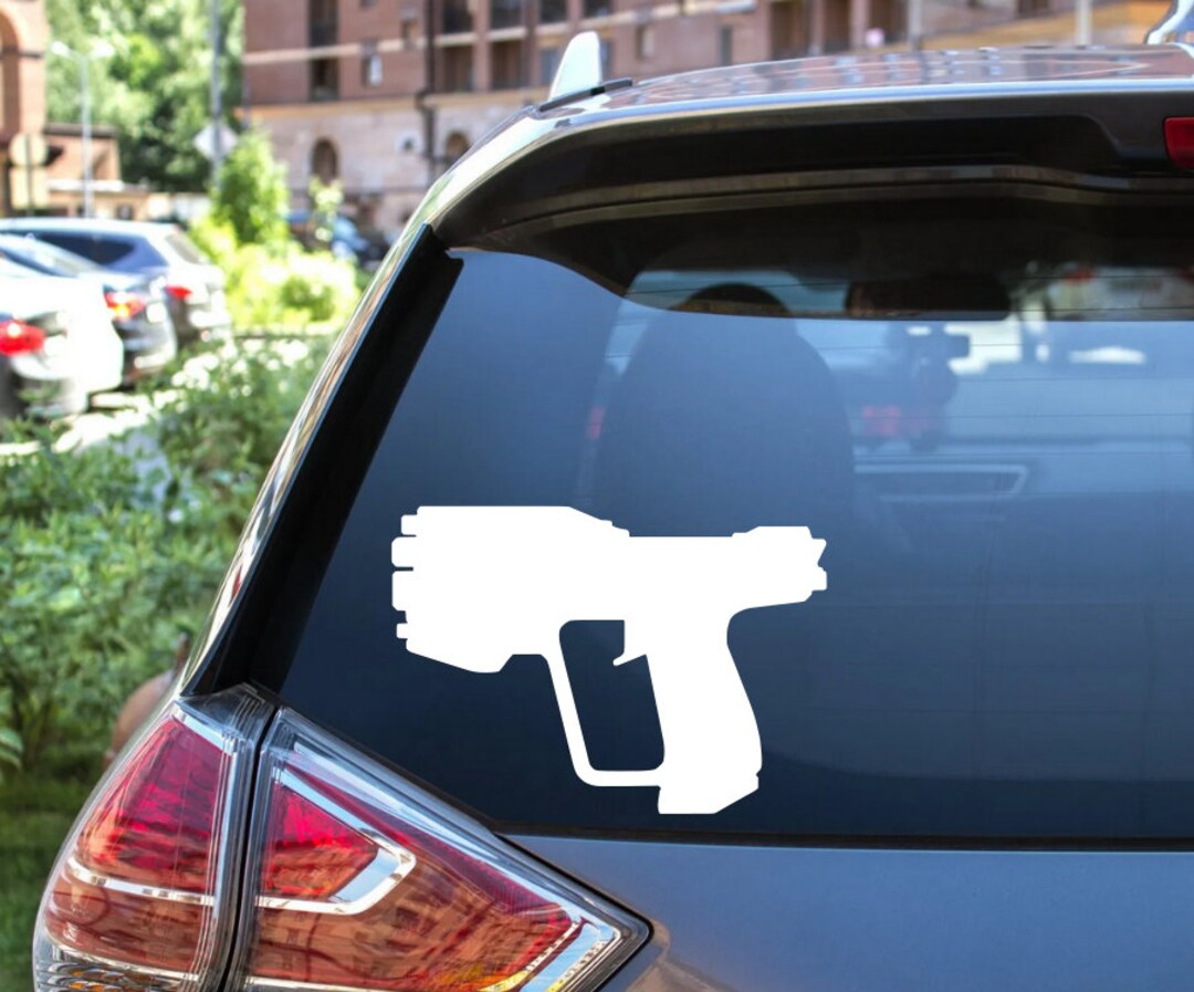Halo Pistol Premium Vinyl Decal - Etsy
