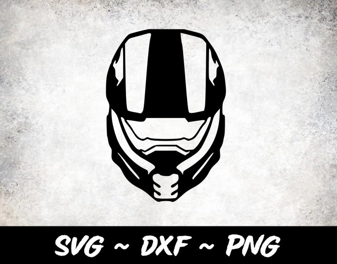 Halo Spartan Master Chief Helmet Graphic Design for Cutting Machines ...
