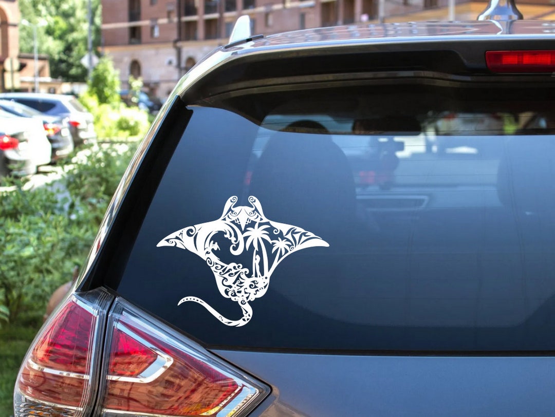 Manta Premium Vinyl Decal - Etsy