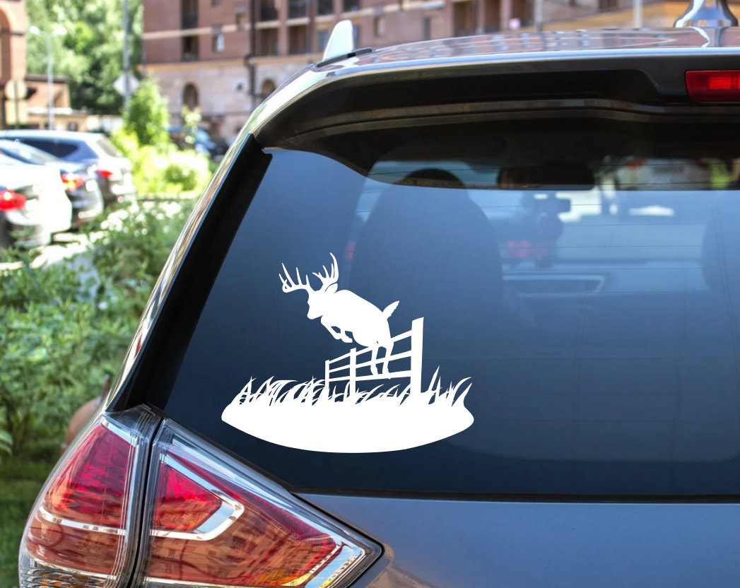 Whitetail Deer Premium Vinyl Decal - Etsy