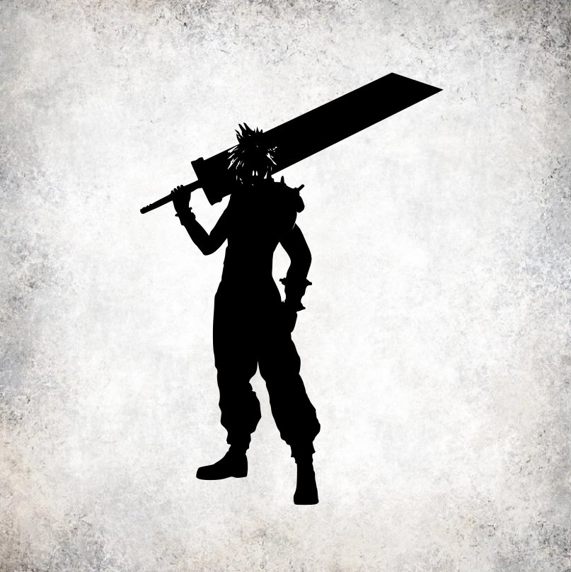 Cloud Strife Silhouette