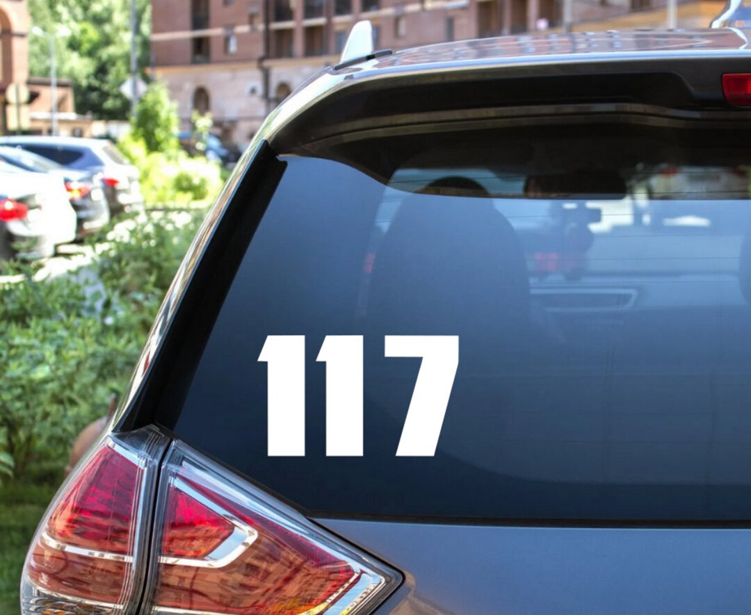 Halo Master Chief 117 Emblem Premium Vinyl Decal - Etsy