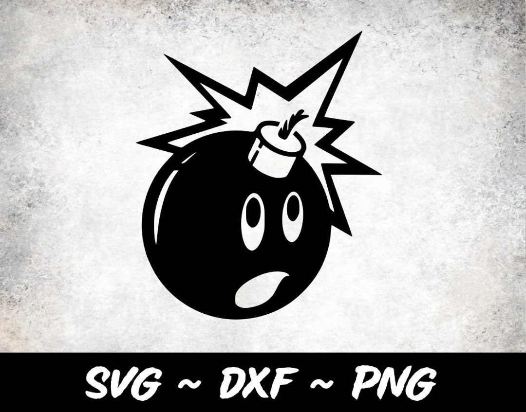 Bomb Graphic Design for Cutting Machines SVG, DXF, & Png - Etsy