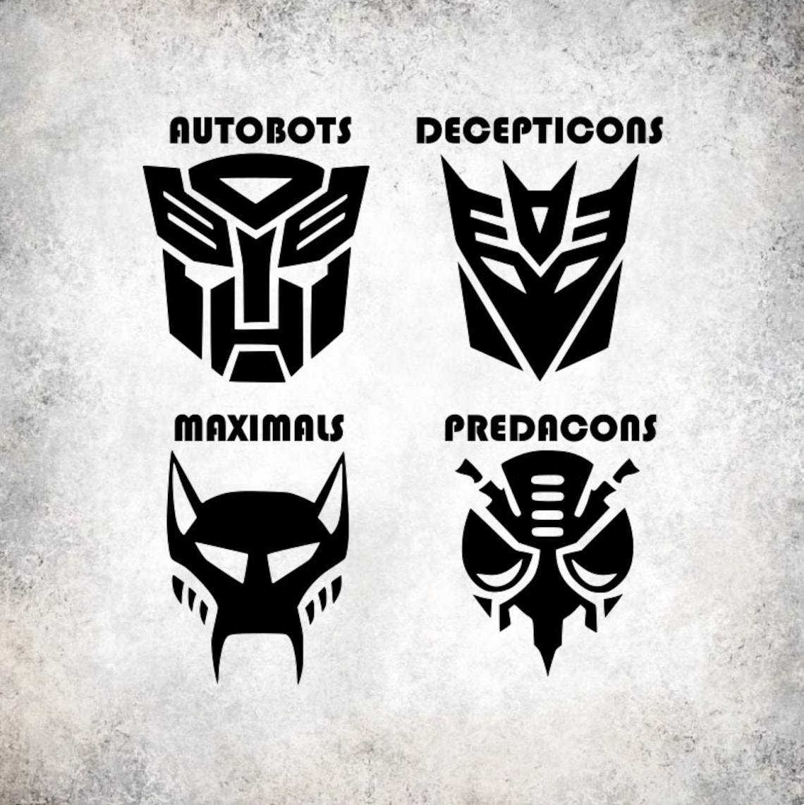 Layered Transformers Graphic Designs for Cutting Machines SVG, DXF ...