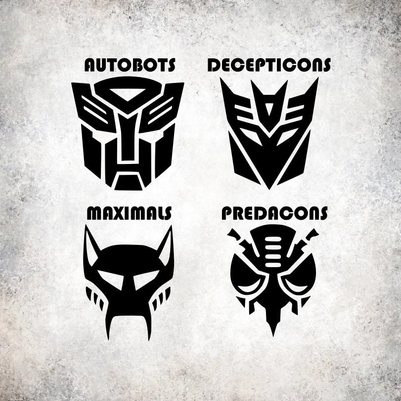 Layered Transformers Graphic Designs for Cutting Machines SVG, DXF, & PNG Cricut - Etsy