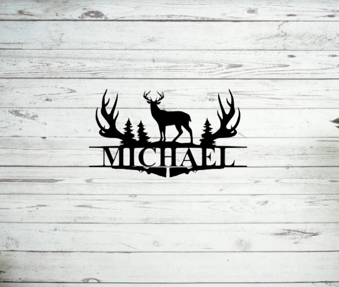 Customized Hunting Monogram Graphic Design for Cutting - Etsy