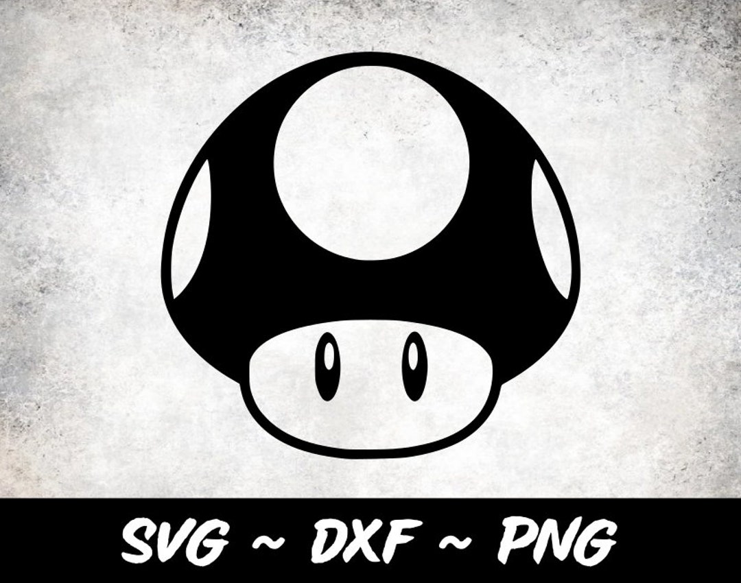 Toadstool Graphic Design for Cutting Machines SVG, DXF, & PNG - Etsy