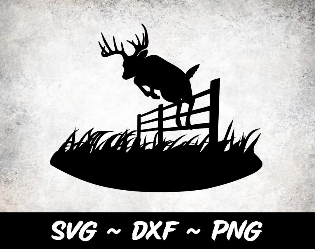 Whitetail Deer Graphic Design for Cutting Machines SVG, DXF, & PNG - Etsy