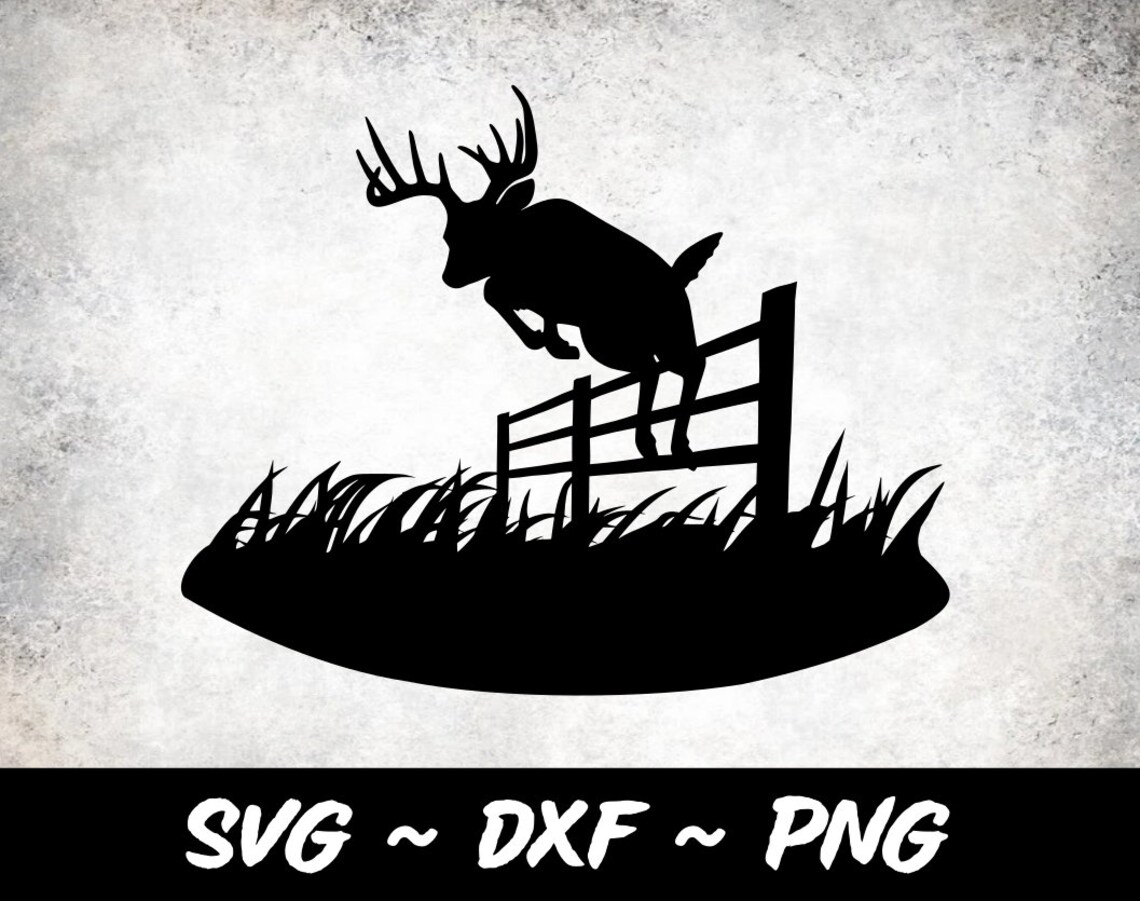 Whitetail Deer Graphic Design for Cutting Machines SVG, DXF, & PNG - Etsy