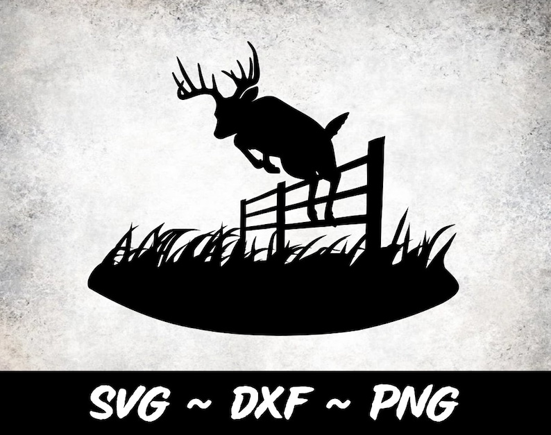 Whitetail Deer Graphic Design for Cutting Machines SVG, DXF, & PNG - Etsy
