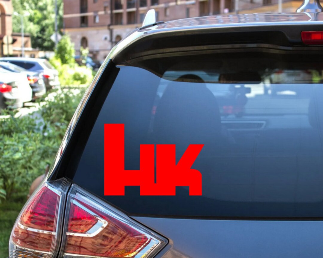 H K Premium Vinyl Decal - Etsy